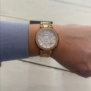 Michael Kors | Accessories | Michael Kors Rose Gold Watch For Women ...